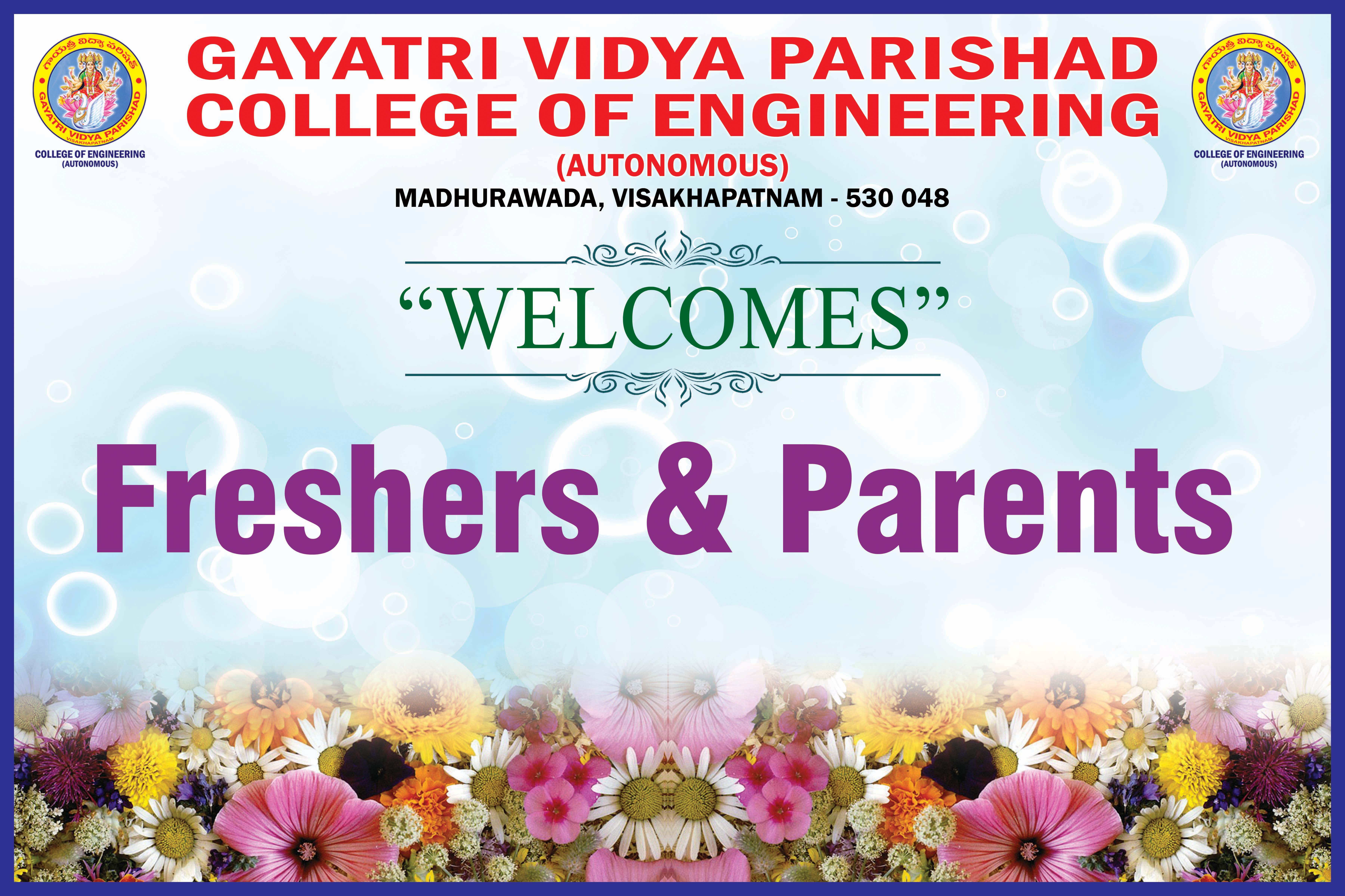 Welcome to Gayatri Vidya Parishad College of Engineering (Autonomous)